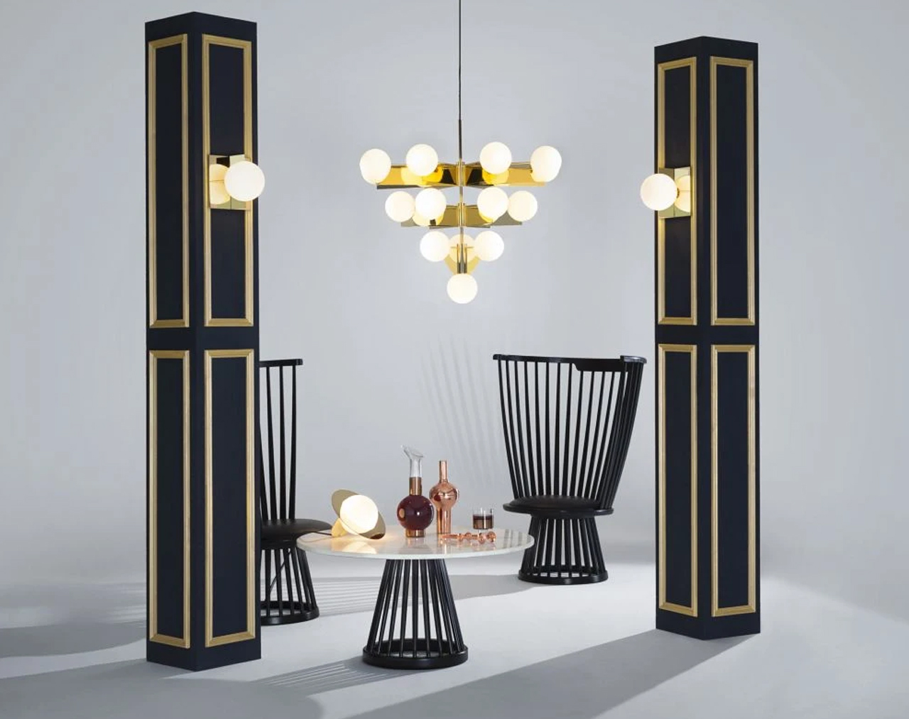 Fan Chair Black - 2nd Floor