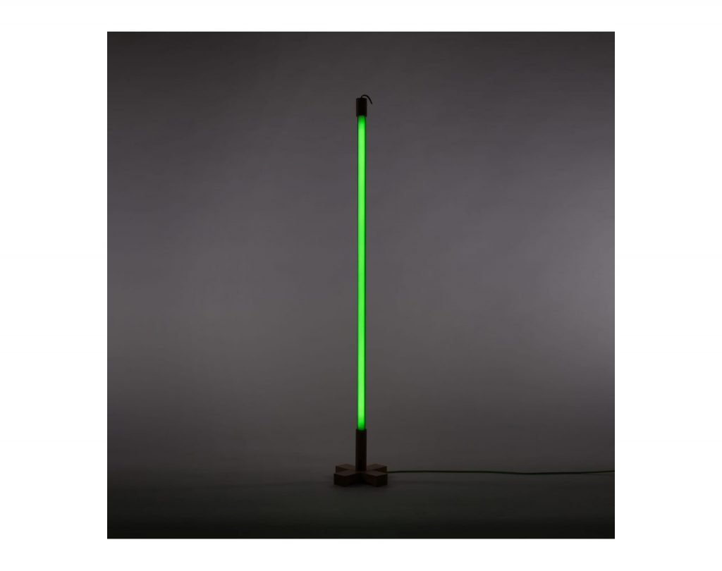 Linea Led Green With Wooden Base - 2nd Floor