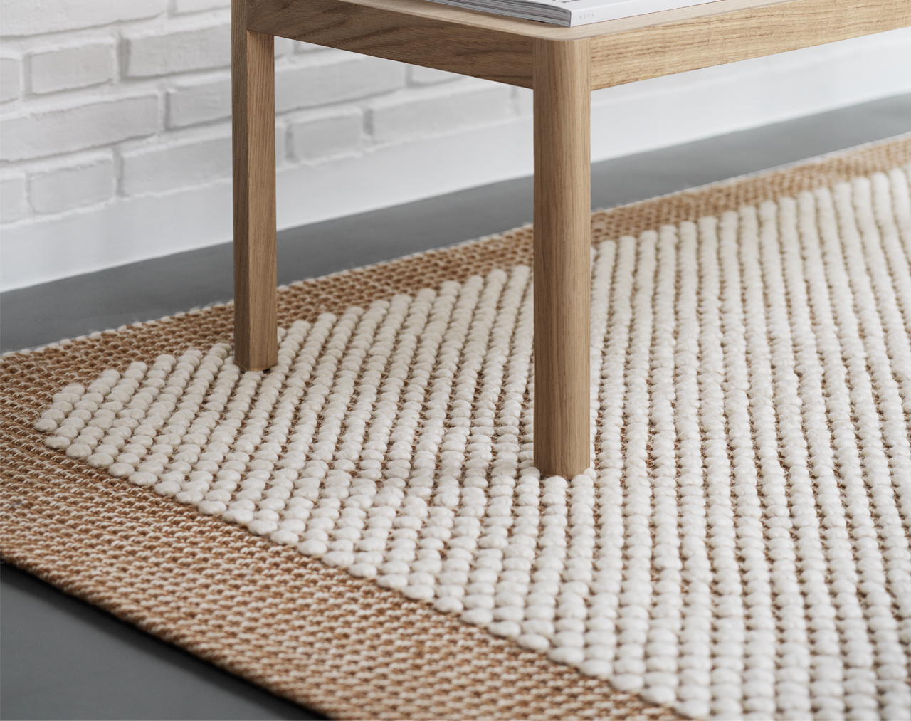 Pebble Rug 170 x 240 cm Burnt Orange - 2nd Floor