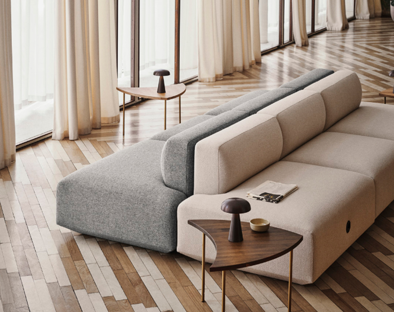 Develius EV1-EV7 Modular Sofa / Fiord 151 - Configuration G - 2nd Floor