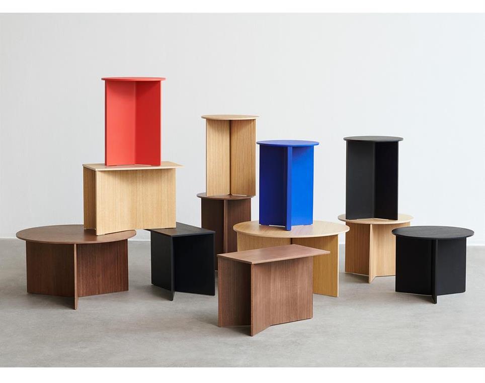 Slit Table Wood / High Oak Ø35 - 2nd Floor